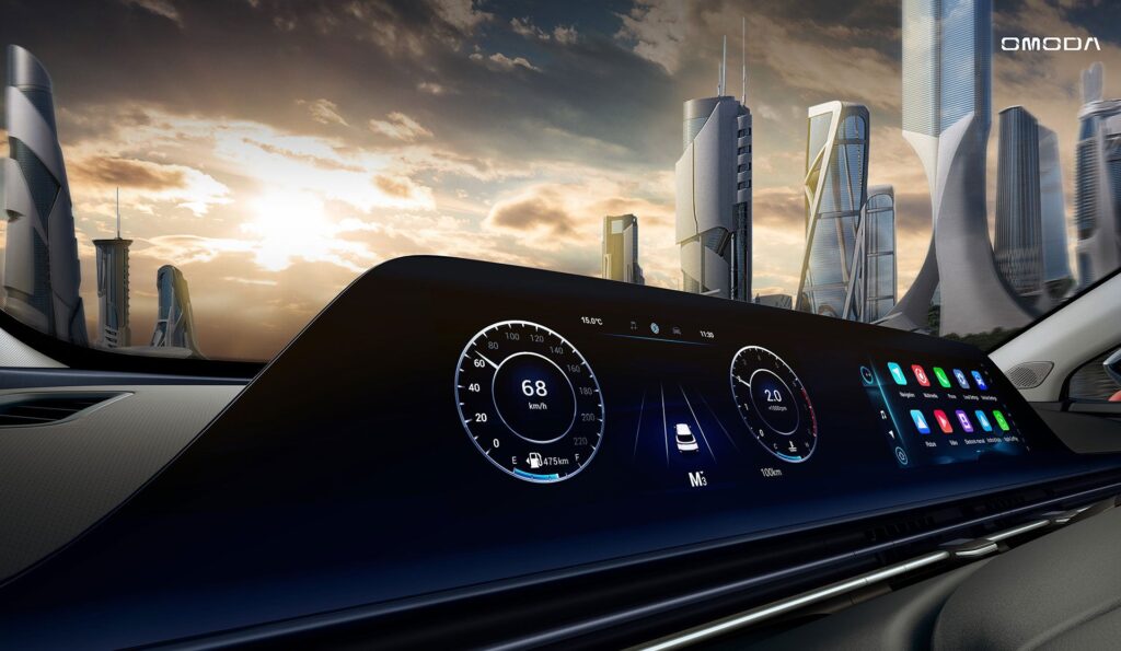 Digital instrument panel – NMI Omoda Jaecoo Pietermaritzburg